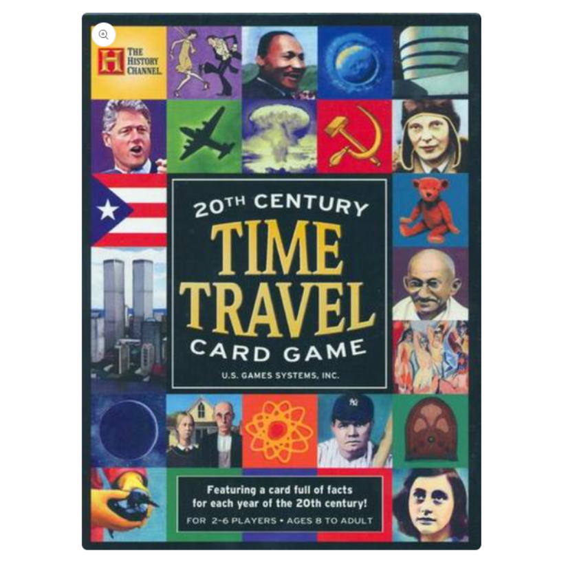 20th Century Time Travel Card Game by The History Channel ...